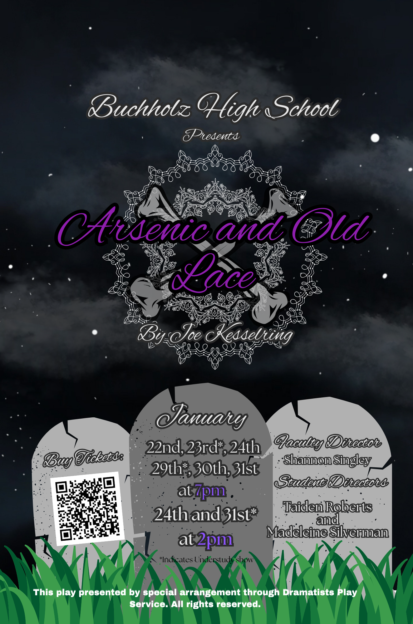 Buchholz Drama Presents Arsenic and Old Lace - Visit Gainesville