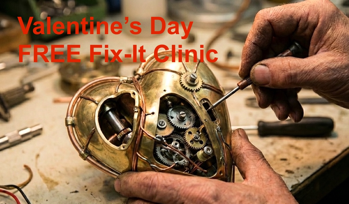 Valentine's Day FREE Fix-It Clinic - Visit Gainesville